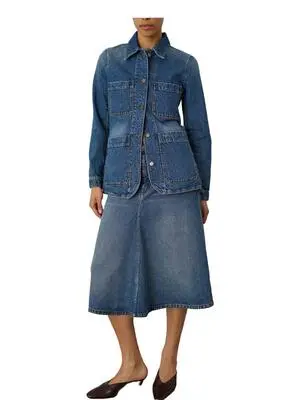 Soeur Denim Jacket - Blue