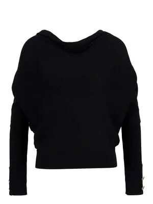 BARBOUR Barbour International Cowl Neck Batwing Sleeve Pullover