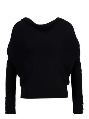 BARBOUR Barbour International Cowl Neck Batwing Sleeve Pullover