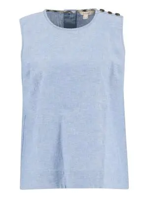 Barbour Crew-neck Tank Top - Blue