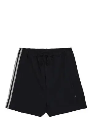 Y3 French Terry Cutline Shorts - Black