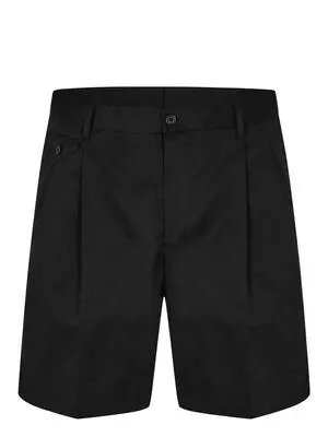 DOLCE & GABBANA Dolce & Gabbana Draped Suit Shorts With Button Waist