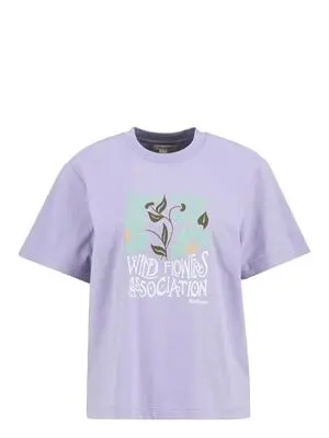 Barbour Printed T-shirt - Purple