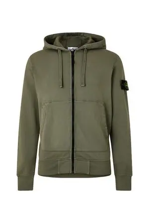 Stone Island Zip-up Hooded Jacket - No