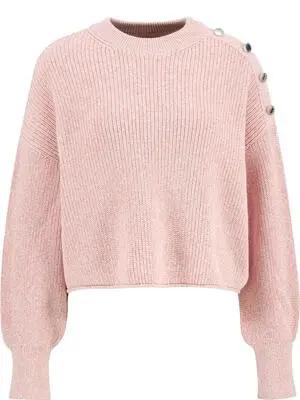 BARBOUR Barbour Pure Cotton Knit Sweater With Button Detailing