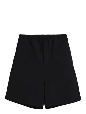 Y3 French Terry Tailored Shorts - Black