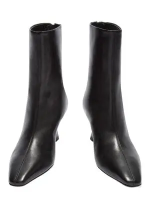 AeydĒ Zip Up Ankle Boots - Black