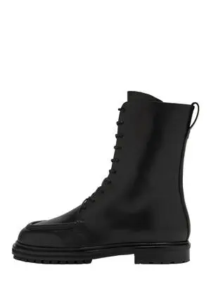 AEYDĒ Aeyde Tate Lace-Up Ankle Boots