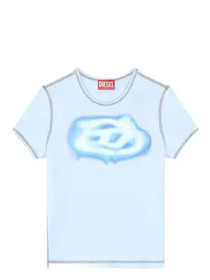 DIESEL® Diesel Fitted Cropped T-Shirt