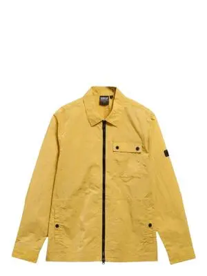 Barbour Inline Cotton Long Sleeve Overshirt - Yellow