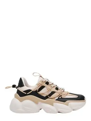 Steve Madden Color-block Mesh Dad Sneakers - White
