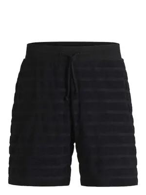HUGO BOSS Relaxed Fit Striped Towelling Shorts