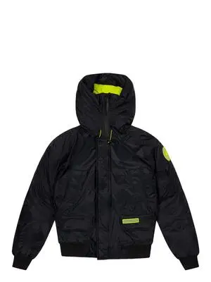 CANADA GOOSE Canada Goose Cropped Bomber Jacket With Neon Accents