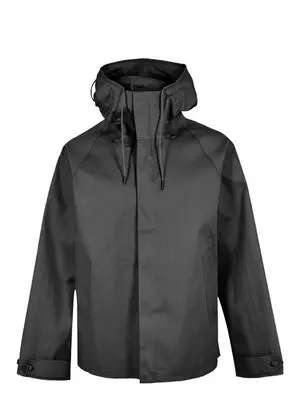 C.P. COMPANY Cropped Hooded Jacket - Black