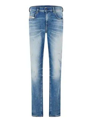 DIESEL® Diesel Loose Tapered Jeans With Distressed Finish
