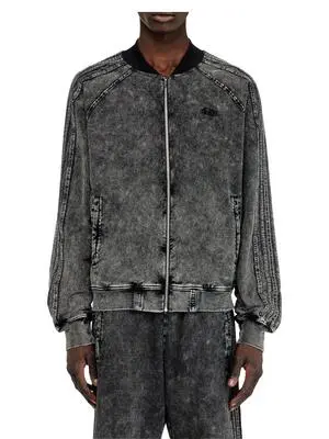 DIESEL® Full Zip Fleece Jacket - Black