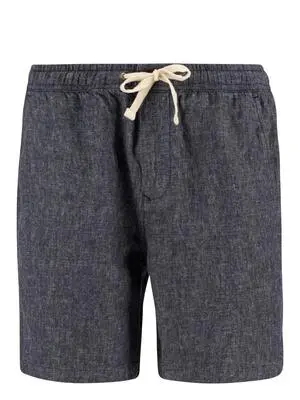 Barbour Drawstring Waist Patch Pocket Shorts - No