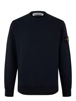 Stone Island Full-zip Hooded Sweat Jacket - Black