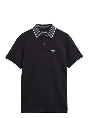 Barbour Short-sleeved Polo Shirt - Black