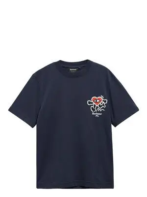 Barbour Printed T-shirt - Navy Blue