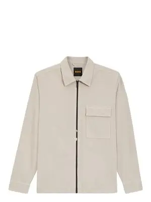 Hugo Boss Zip-front Shirt Jacket - No
