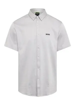 Hugo Boss Short-sleeve Knit Shirt - White
