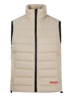 Hugo Boss Lightweight Sleeveless Gilet - Nude