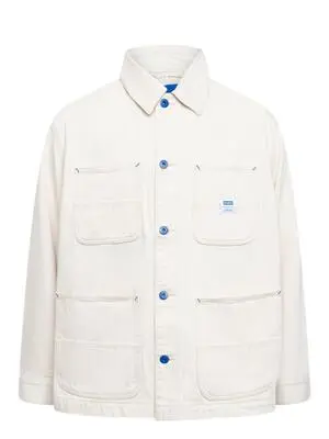 Hugo Boss Button-front Utility Overshirt - White