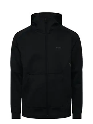 HUGO BOSS Hugo Boss Performance Hooded Sweat Jacket With Logo Detail