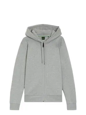 Hugo Boss Full-zip Hoodie - Gray