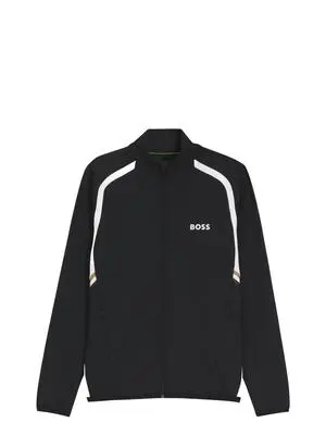 HUGO BOSS Hugo Boss Full-Zip Track Jacket With Contrast Stripe Detailing