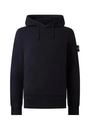 Stone Island Pullover Hooded Sweatshirt - Black
