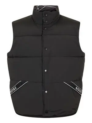 Hugo Boss Sleeveless Padded Waistcoat - Black