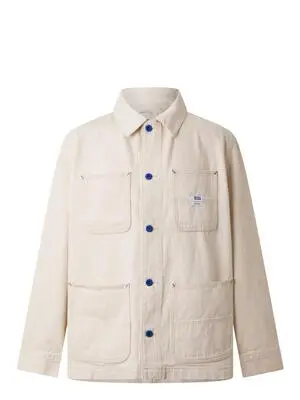 Hugo Boss Cotton Utility Overshirt - Nude
