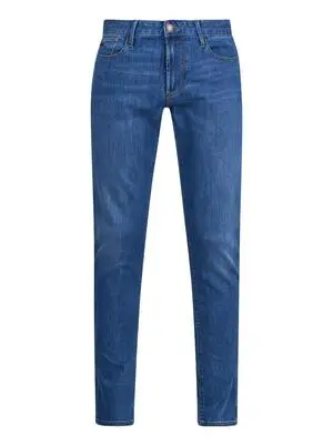 Emporio Armani Slim Fit Casual Pants - Blue