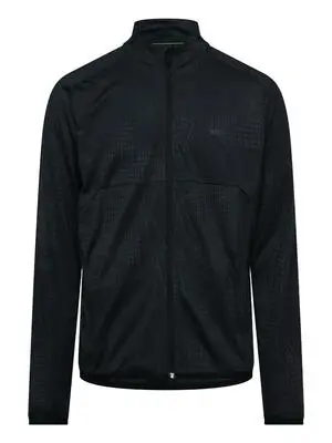 Hugo Boss Full-zip Lightweight Jacquard Jacket - Black