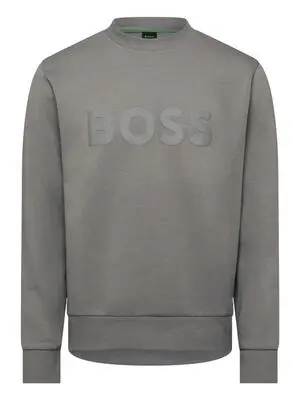 Hugo Boss Long-sleeve Sweat Top - Gray