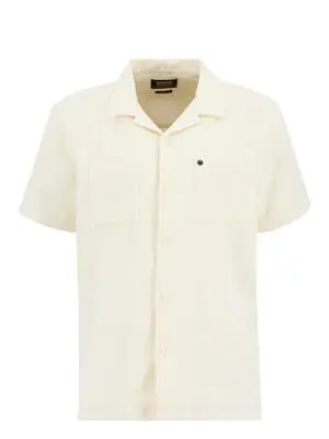 Barbour Short-sleeved Button-up Shirt - White