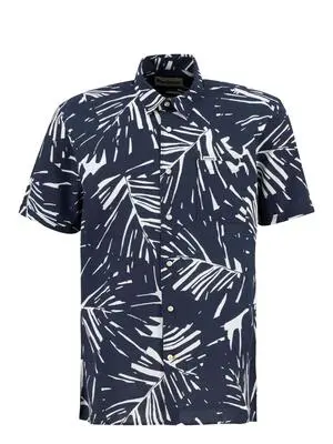 Barbour Short-sleeved Printed Shirt - Black