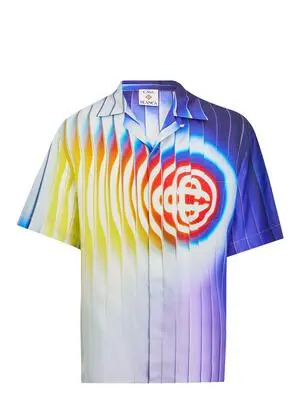 Casablanca Short-sleeved Printed Shirt - Blue