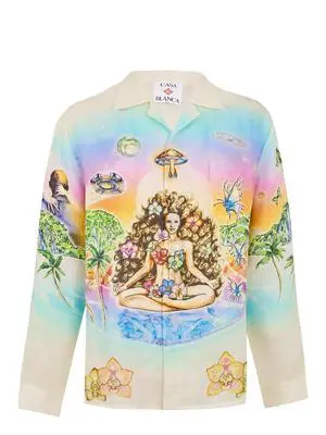 Casablanca Printed Long-sleeve Shirt - No