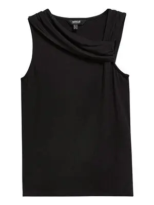 Barbour Pleated Detail Top - Black