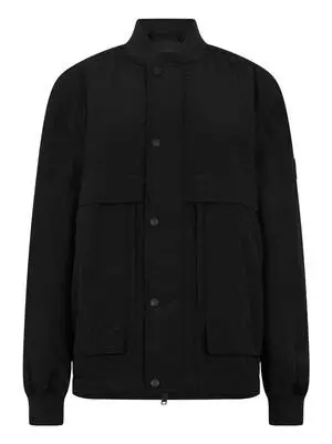 Hugo Boss Quilted Stand-collar Jacket - Black