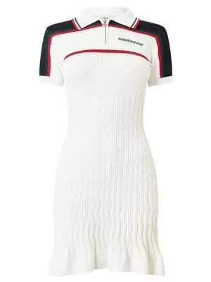 CASABLANCA Casablanca Logo Detail Knit Dress