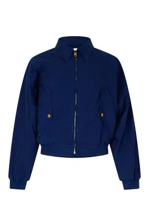 Versace Zip-up Jacket - Deep Blue