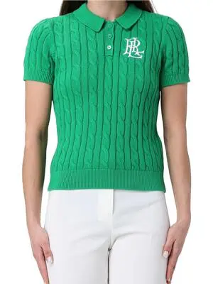 Ralph Lauren Cable Knit Short Sleeve Polo - Green