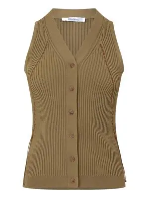 MAX MARA Max Mara Fiorire Knitted Vest