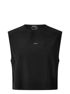 Satisfy Lightweight Breathable Running Tank Top - Black
