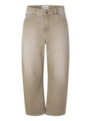 Max Mara Arcadia Straight Leg Jeans - Nude