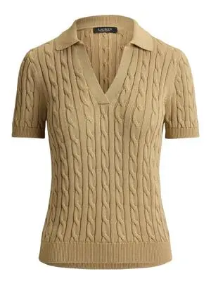 RALPH LAUREN Knitted Short Sleeve Polo Shirt